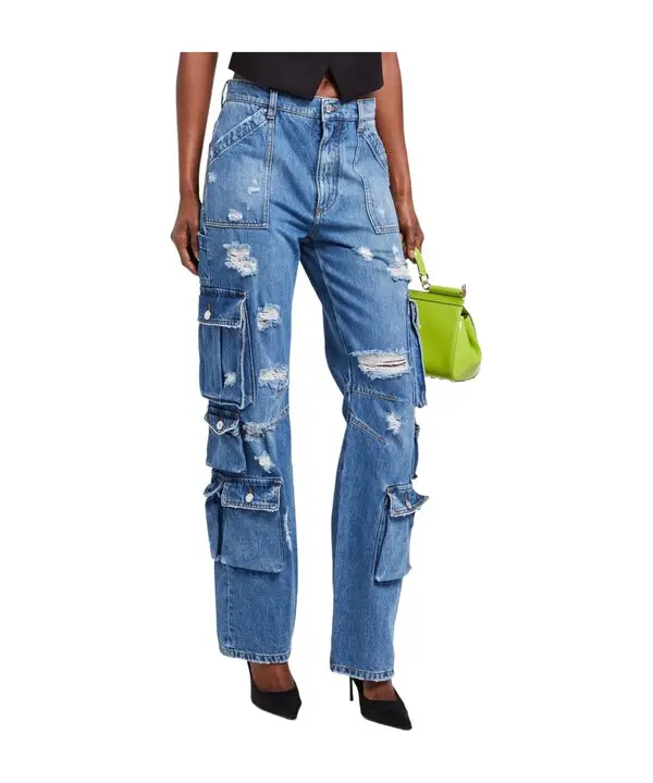 Dolce & Gabbana Denim Cargo Pants