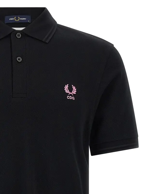 Comme Des Garçons X Fred Perry Short-sleeve Polo Shirt