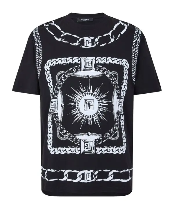 Balmain Sleeve Tee Decorated