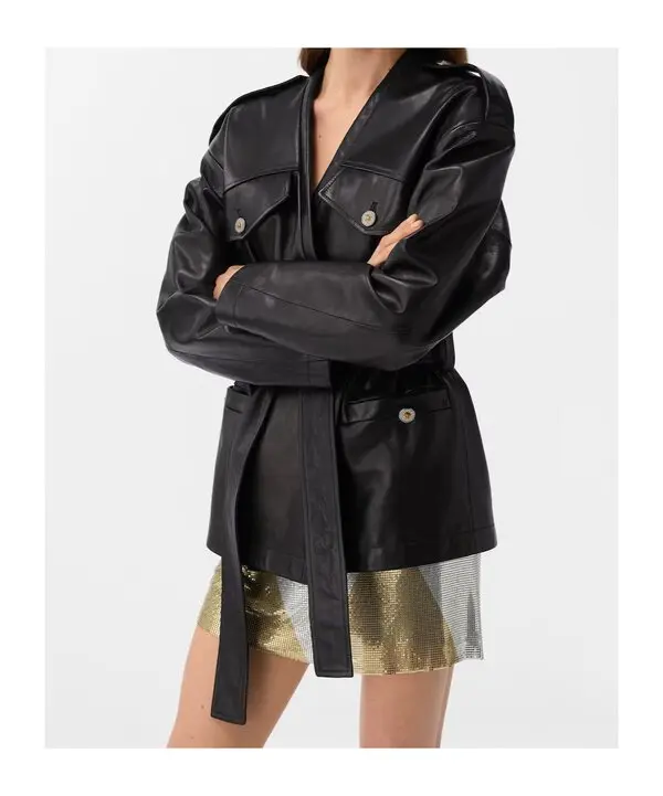 Versace Leather Blouson