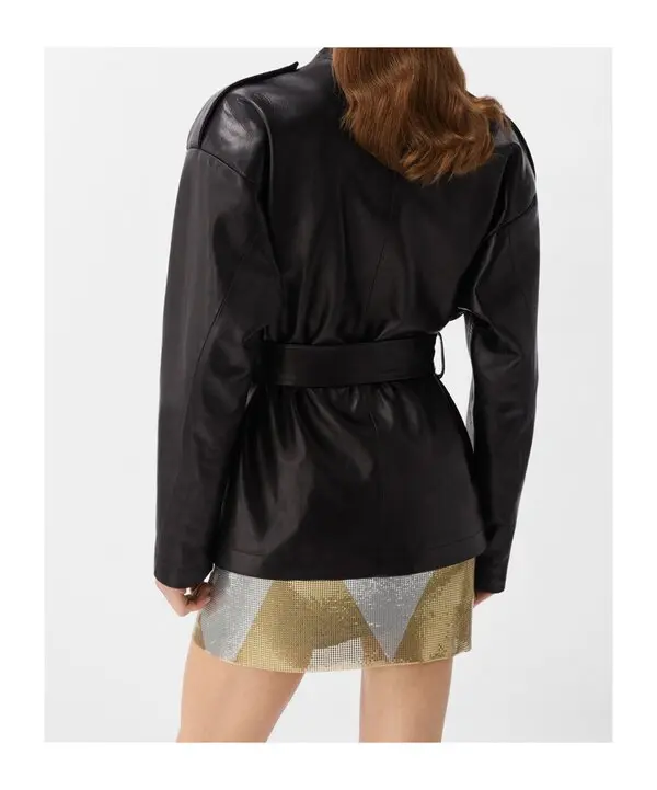 Versace Leather Blouson