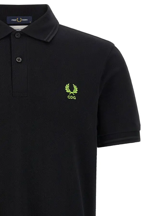Comme Des Garçons X Fred Perry Short-sleeve Polo Shirt