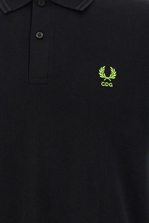 Comme Des Garçons X Fred Perry Short-sleeve Polo Shirt