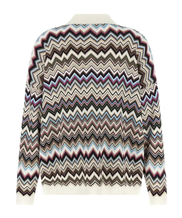 Missoni Oversized Zig Zag Polo Shirt