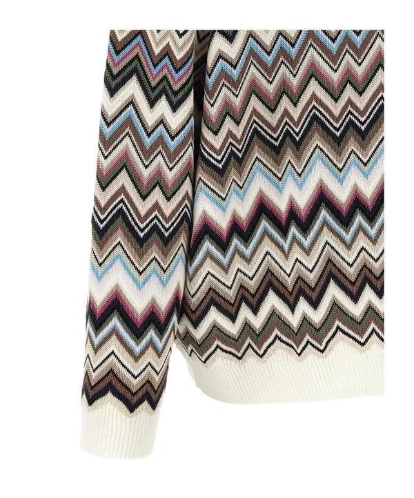 Missoni Oversized Zig Zag Polo Shirt