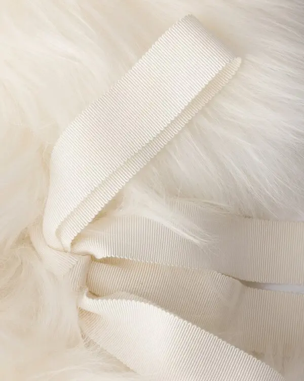 Prada Shearling Collar - White