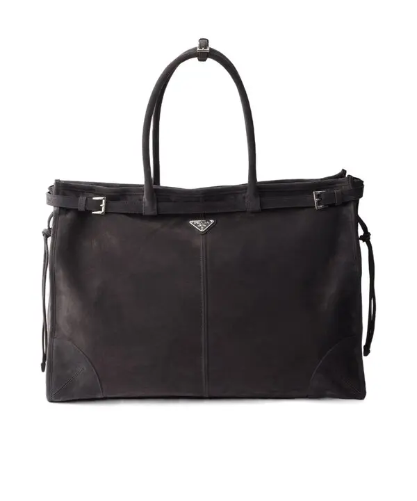 Prada Bonnie Suede Tote Bag