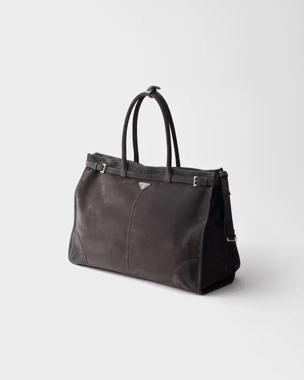 Prada Bonnie Suede Tote Bag