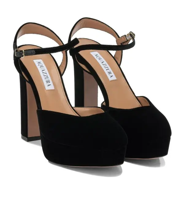 AQUAZZURA Round-toe High-heeled Sandals