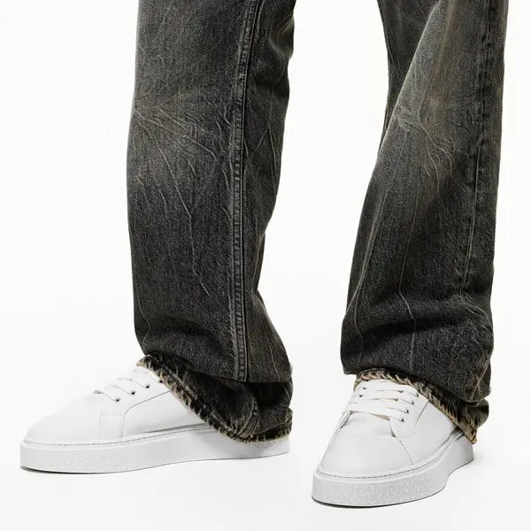 Hugo Boss Leather Lowtop Platform Sneakers