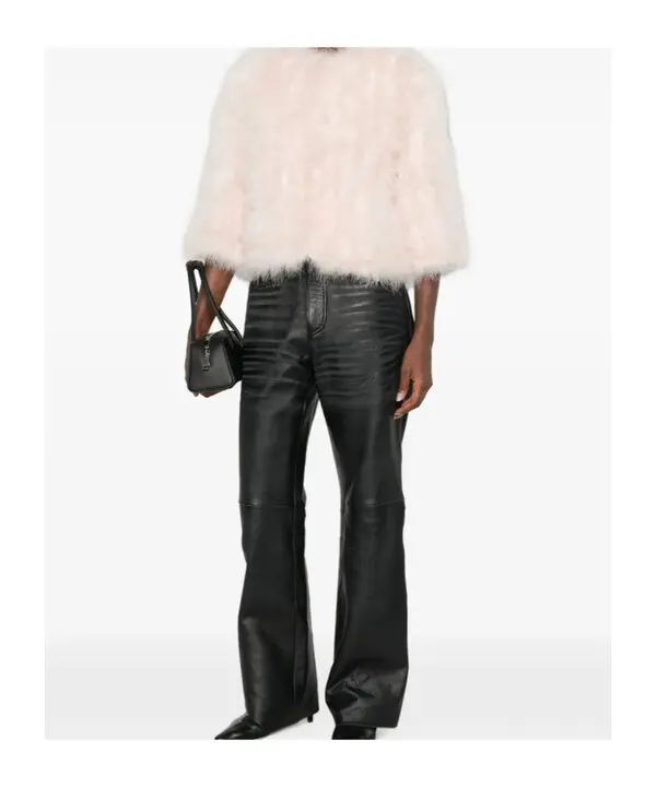 YVES SALOMON Feather-trim Jacket