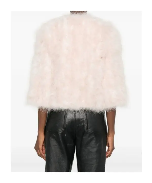 YVES SALOMON Feather-trim Jacket