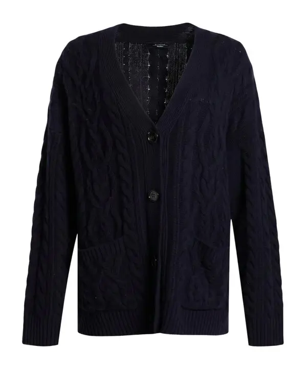 Max Mara Solid-colored Knit Jacket