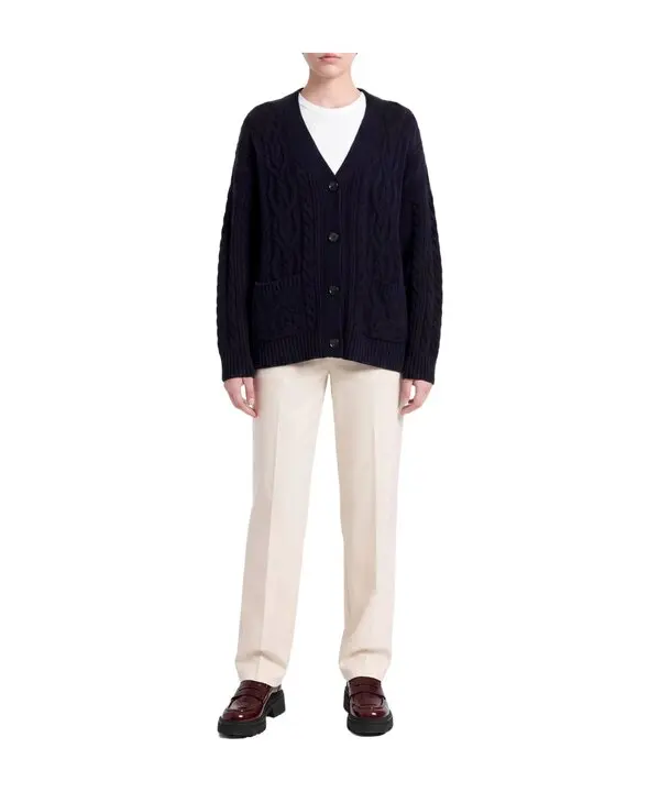 Max Mara Solid-colored Knit Jacket
