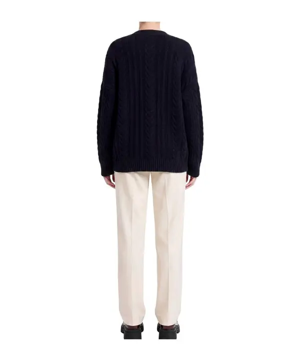Max Mara Solid-colored Knit Jacket