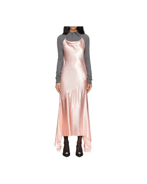 MUGLER アシンメトリードレス - Pink
