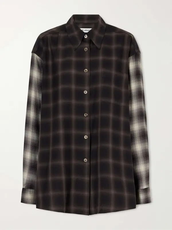 Our Legacy Favourite Checked Tencel™ Lyocell Shirt
