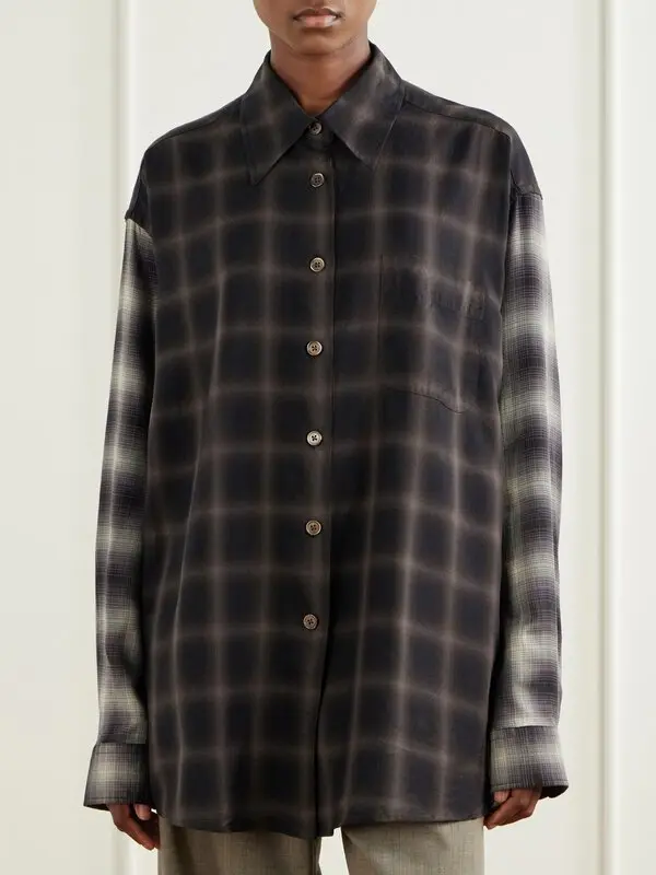 Our Legacy Favourite Checked Tencel™ Lyocell Shirt