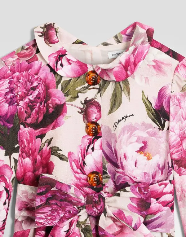 Dolce & Gabbana Floral-print Collared Dress