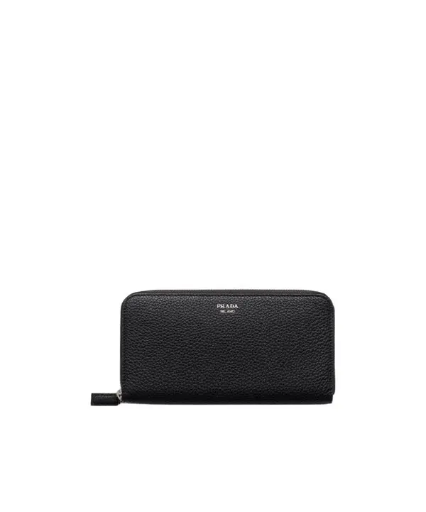 Prada Leather Wallet - Black