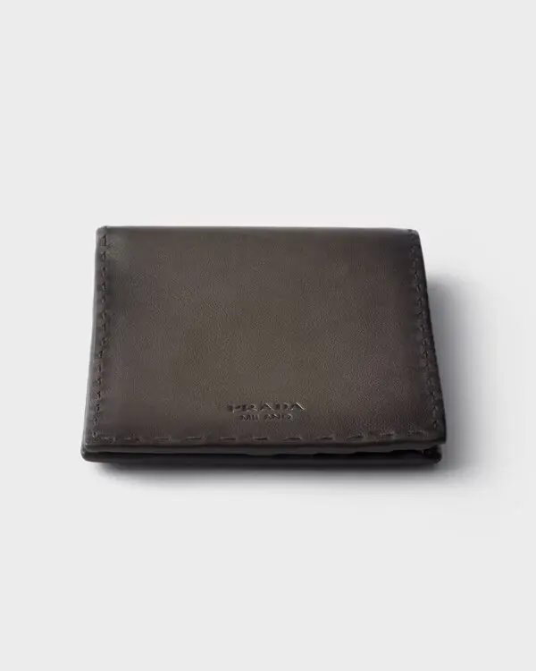 Prada Antiqued Leather Wallet
