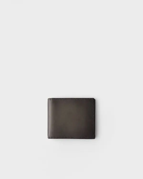 Prada Antiqued Leather Wallet
