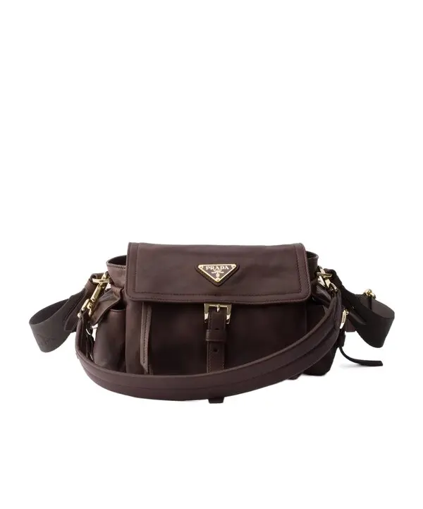 Prada Explore Nappa Leather Mini-bag - Ocher