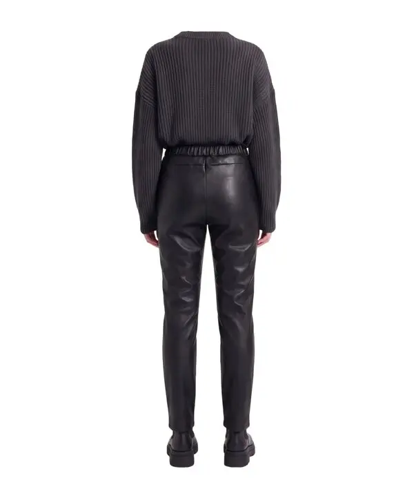 Max Mara Simple Solid-colored Leggings