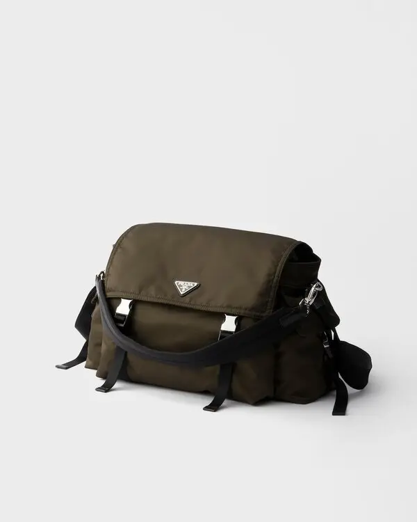 Prada Explore Re-nylon And Leather Bag