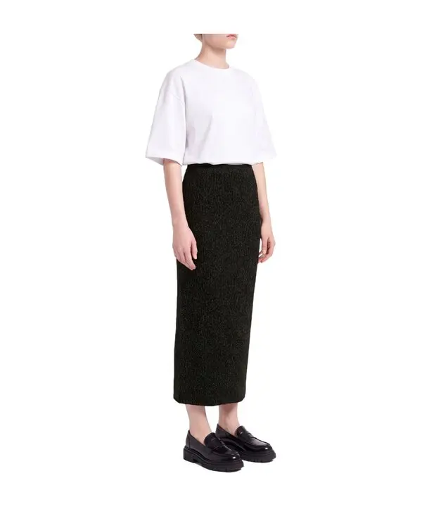 Max Mara Two-tone Knit Pencil Skirt