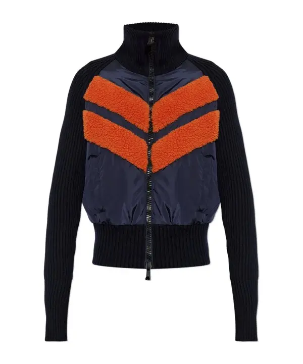 Dsquared2 Chevron Panel Zip-up Jacket - Multicolor