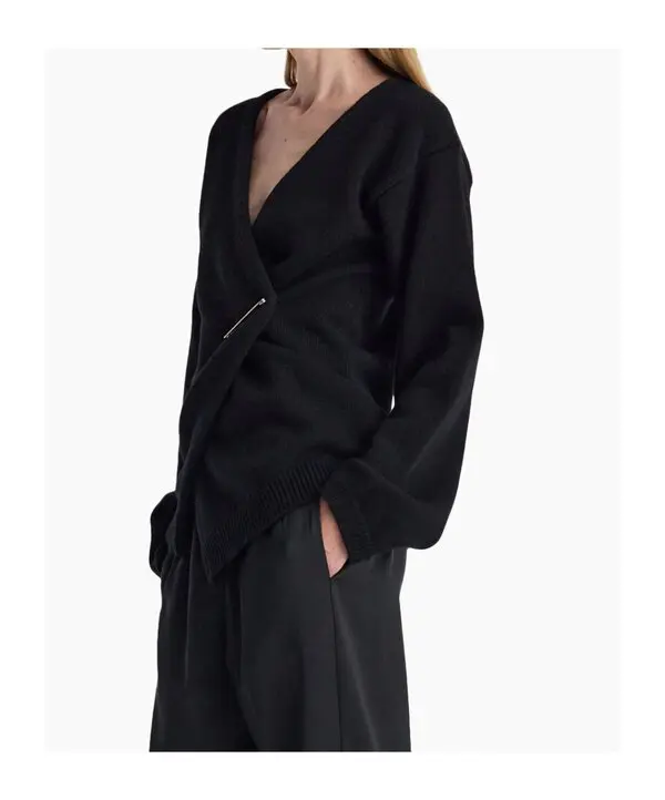 RÓHE Off-shoulder Wrap Cardigan