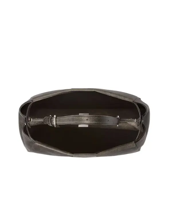 Fendi My Peekaboo Large Vintage-effect Leather Bag