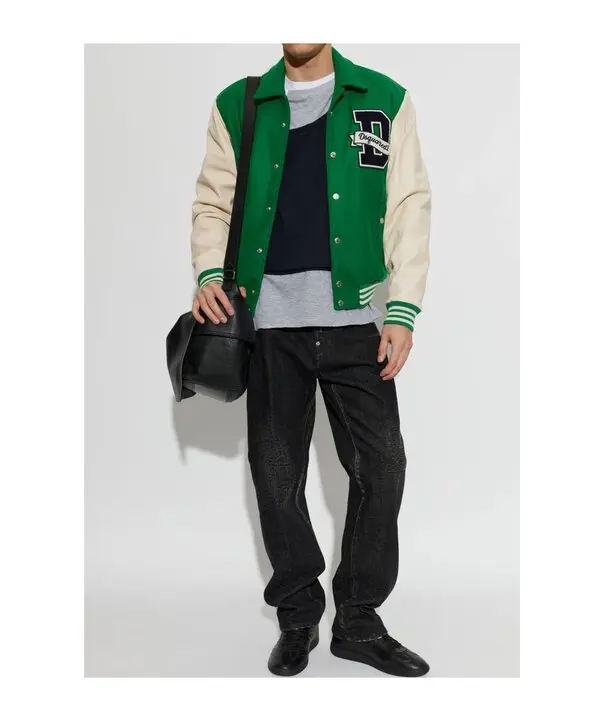Dsquared2 Varsity-style Casual Bomber Jacket