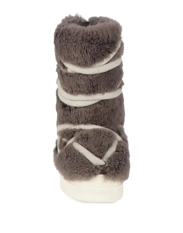 Rick Owens Fleece-lined Thick-soled Boots