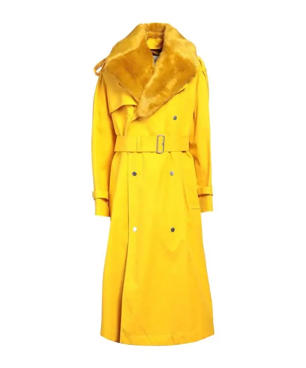Burberry Solid-color Long-sleeved Trench Coat