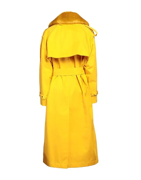 Burberry Solid-color Long-sleeved Trench Coat