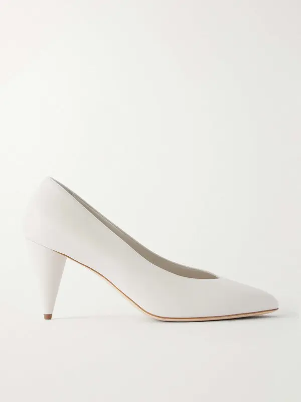 Victoria Beckham Maverick 80 Leather Pumps - White