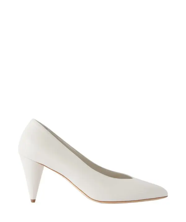 Victoria Beckham Maverick 80 Leather Pumps - White