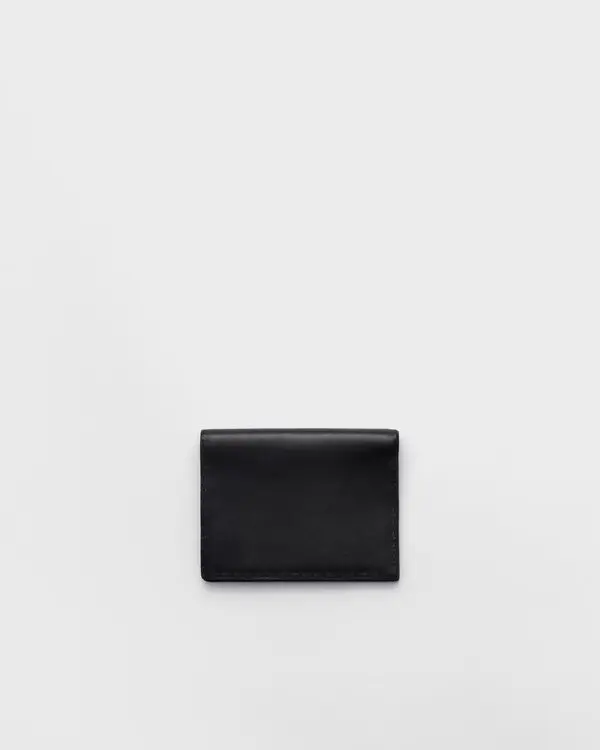 Prada Antiqued Leather Wallet