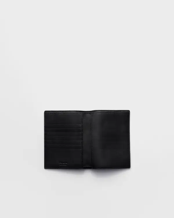 Prada Antiqued Leather Wallet