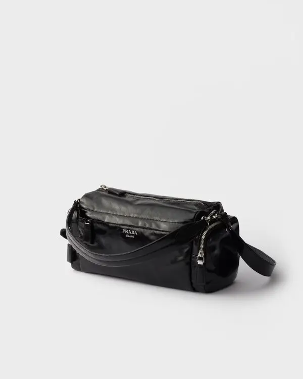 Prada Leather Shoulder Bag - Black