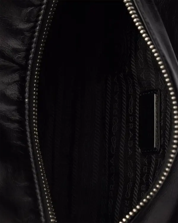 Prada Leather Shoulder Bag - Black