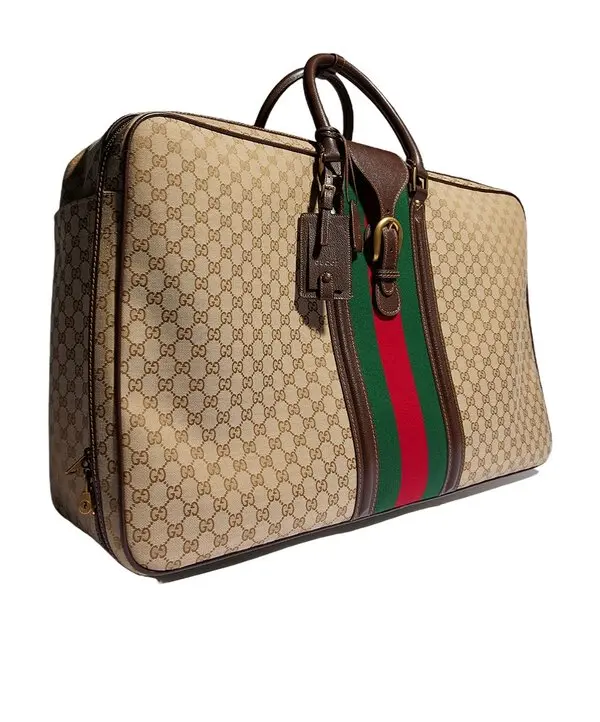 Gucci Large Soft Suitcase With Web
