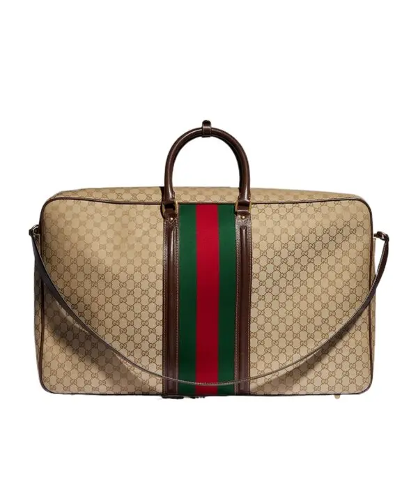 Gucci Large Soft Suitcase With Web