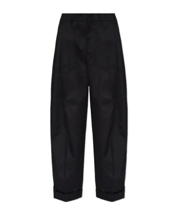 Dsquared2 Pleated-cuff Casual Trousers - Black