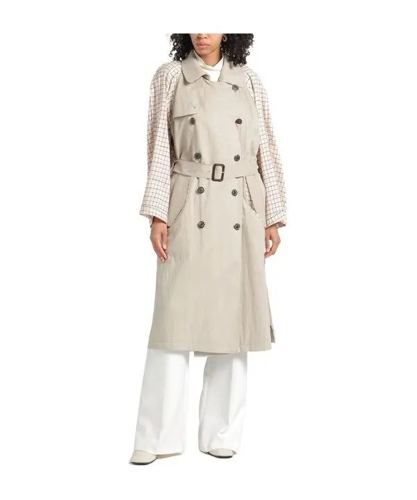 MAISON MARGIELA Plaid Trench Coat