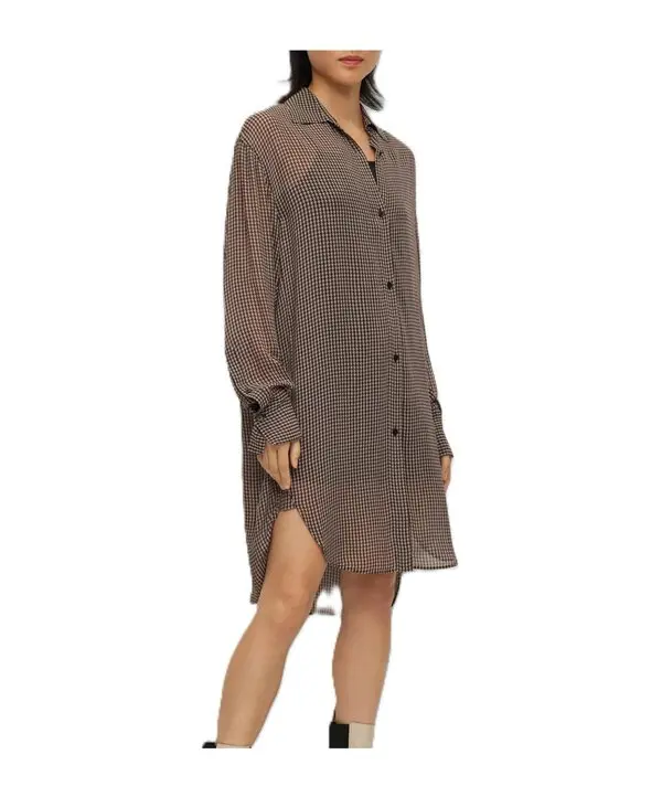 Hugo Boss Loosefit Shirt In Brown