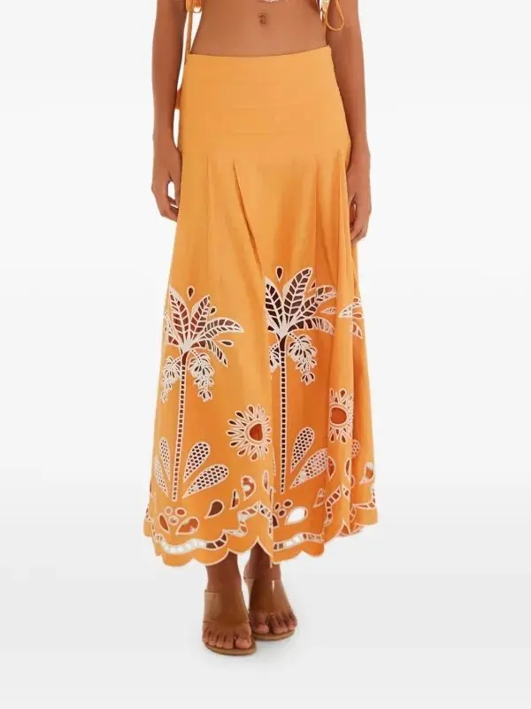 Farm Rio Embroidery Skirt
