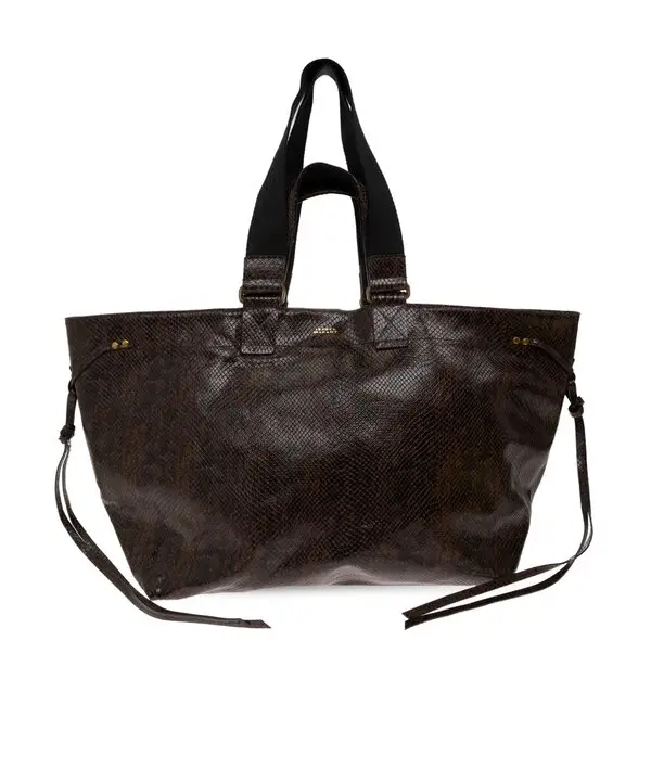 Isabel Marant Étoile Python-print Handbag